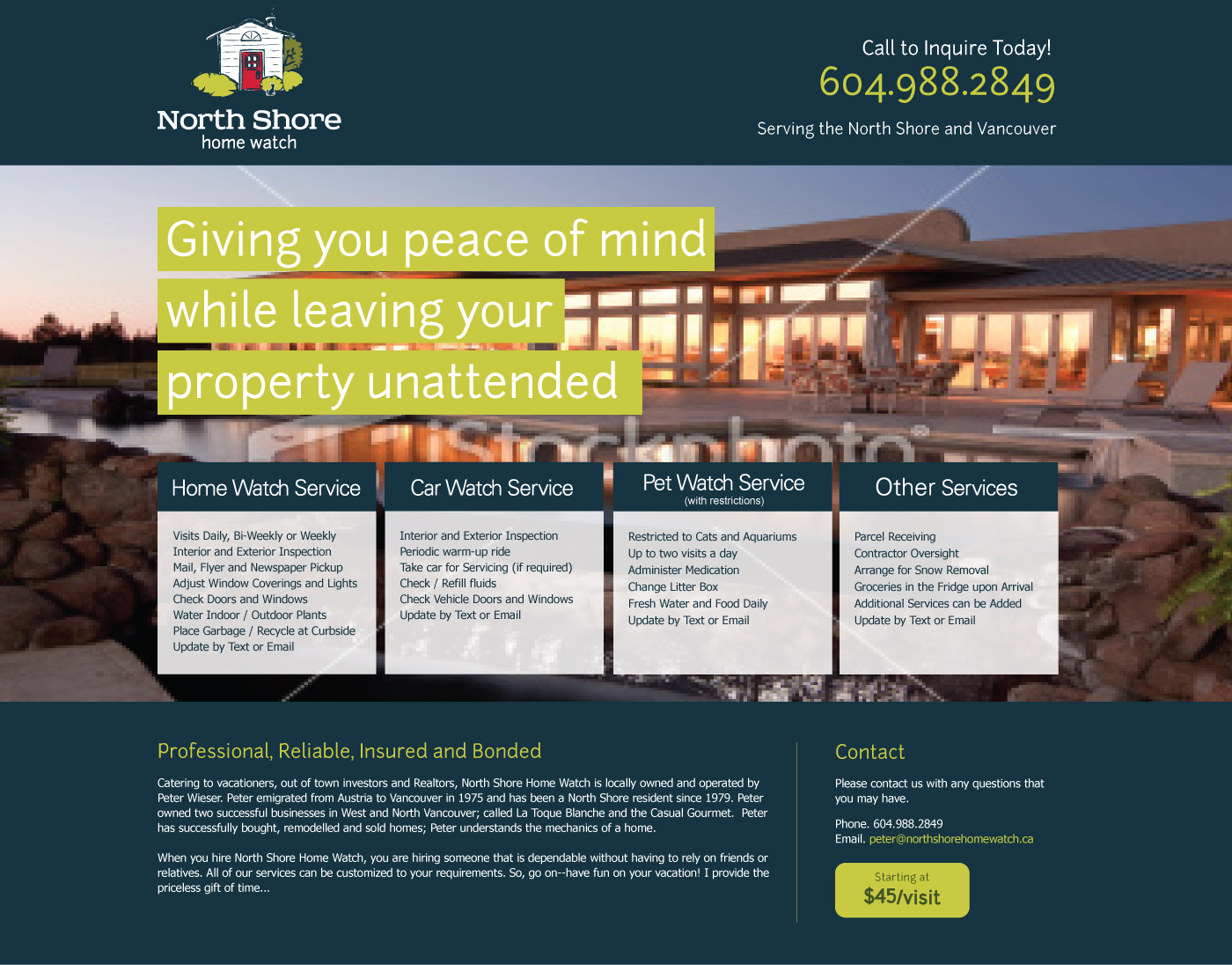 North Shore Home Watch - Photo Option 4